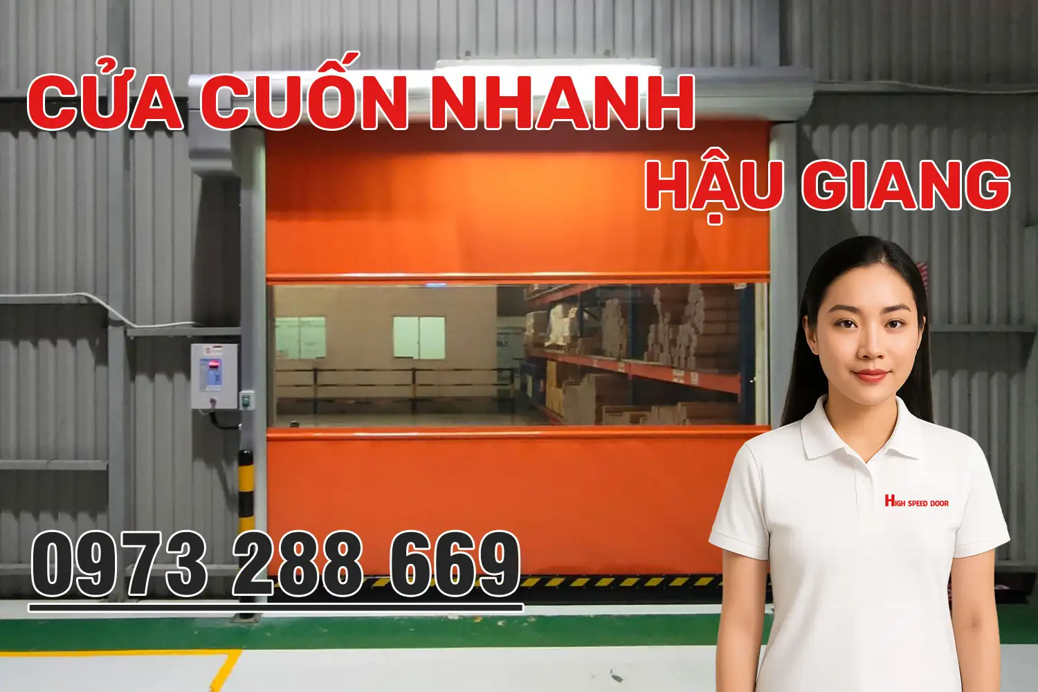 Cửa Cuốn Nhanh Hậu Giang - Cửa Nhập Khẩu Đức, Hàn, Trung